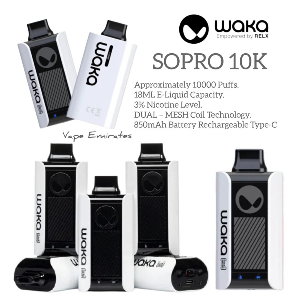 WAKA SOPRO PA10000 Puffs Vape, Best Disposable Vape.