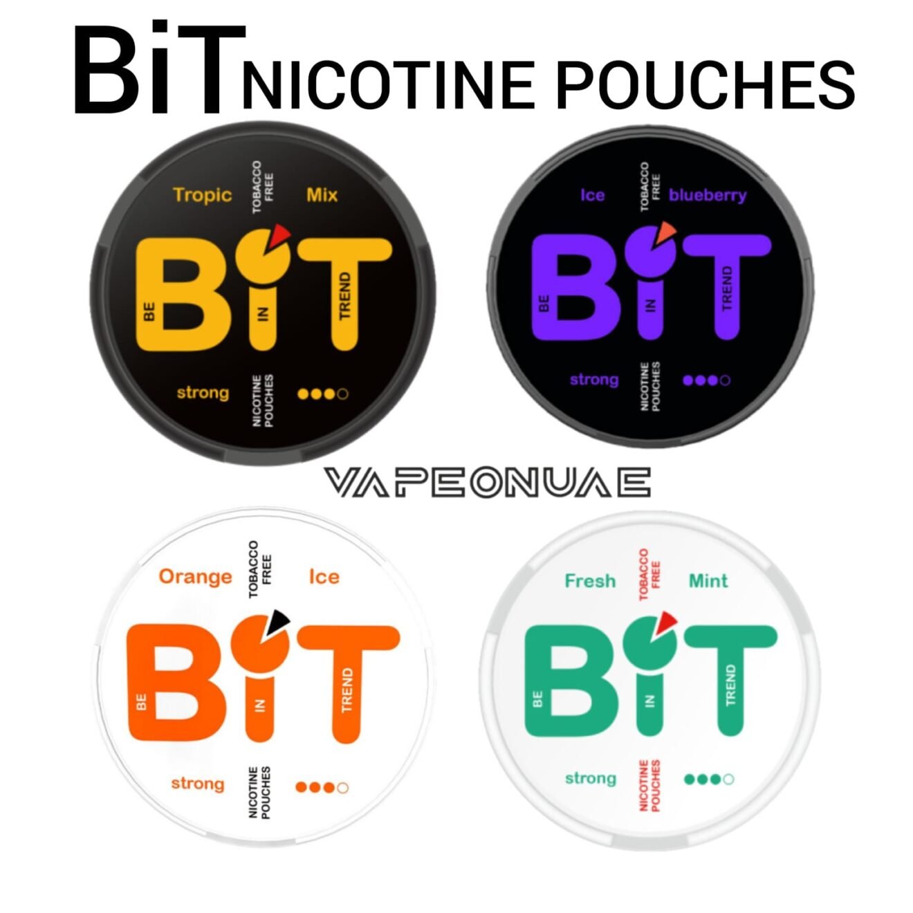 BIT Nicotine Pouch, Best oral nico pod,
