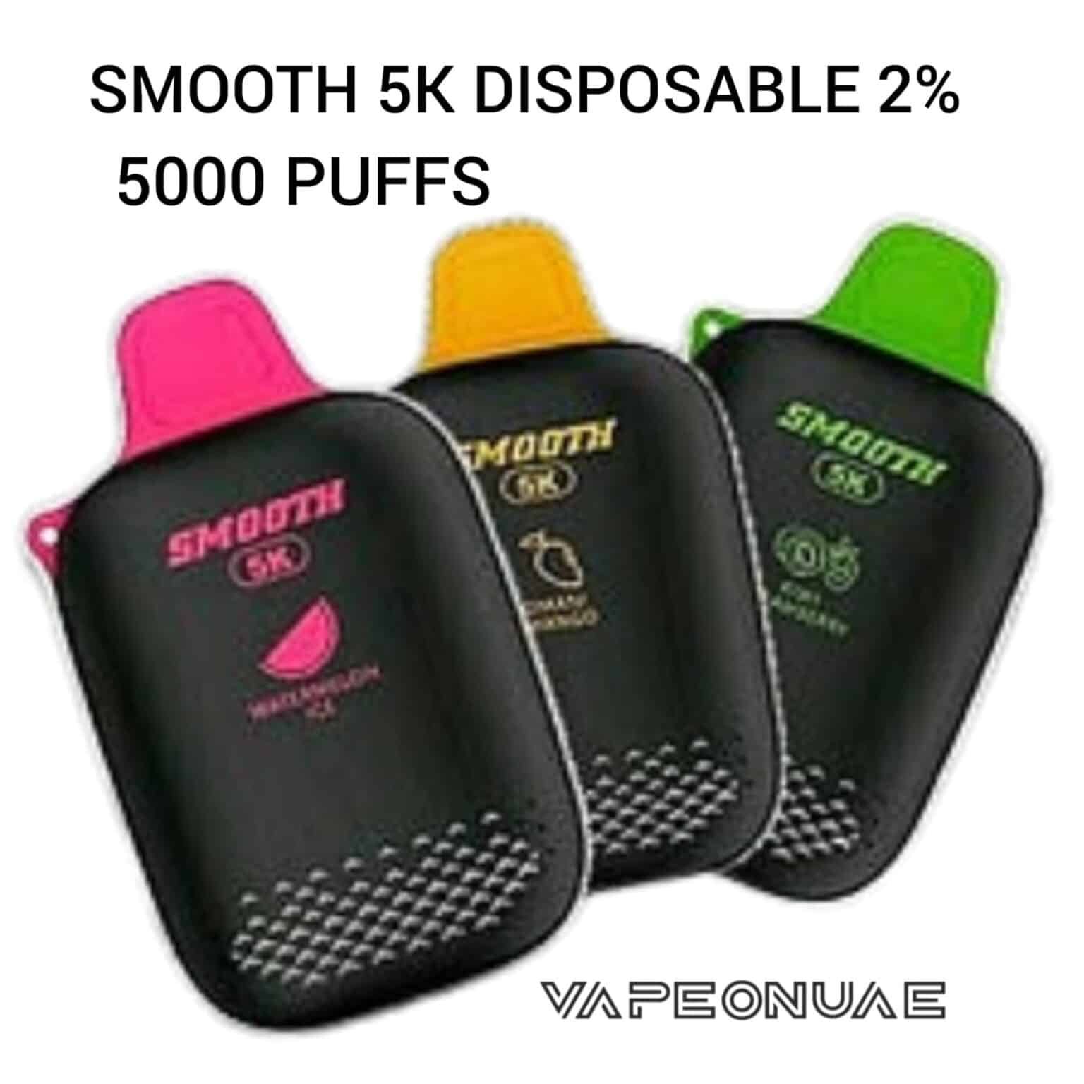 SMOOTH 5K Disposable Vape 2% - vapeonuae.com a best site.
