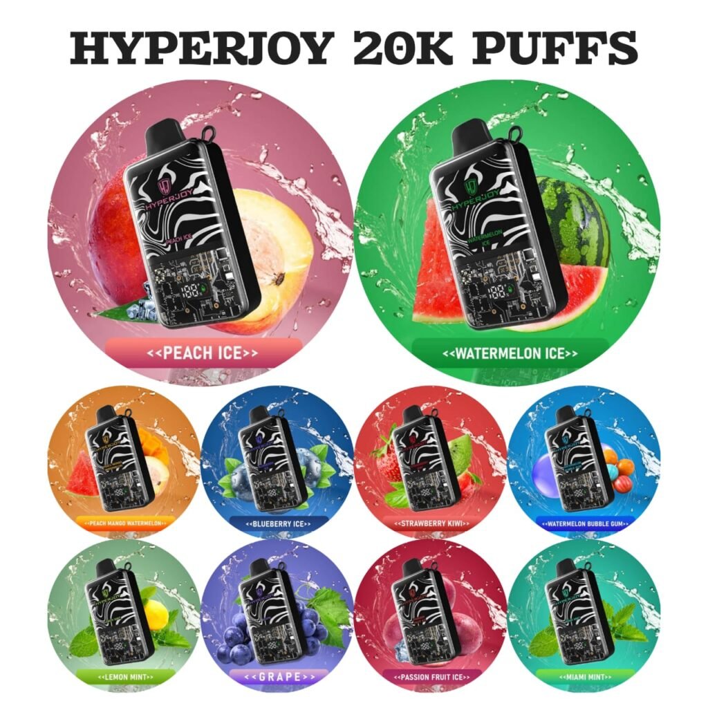 Hyperjoy 20000 Puffs Disposable, Best Vape UAE.