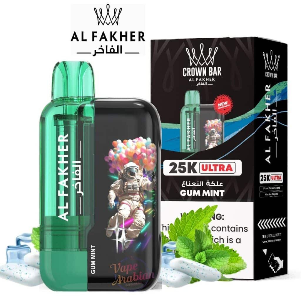 Al Fakher Crown Bar 25k Ultra Disposable, DTL Best Vape,