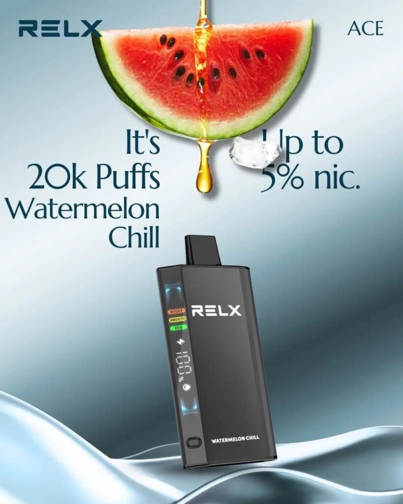 RELX ACE 20000 Puffs Disposable Vape, (5%) Best Vape Dubai,